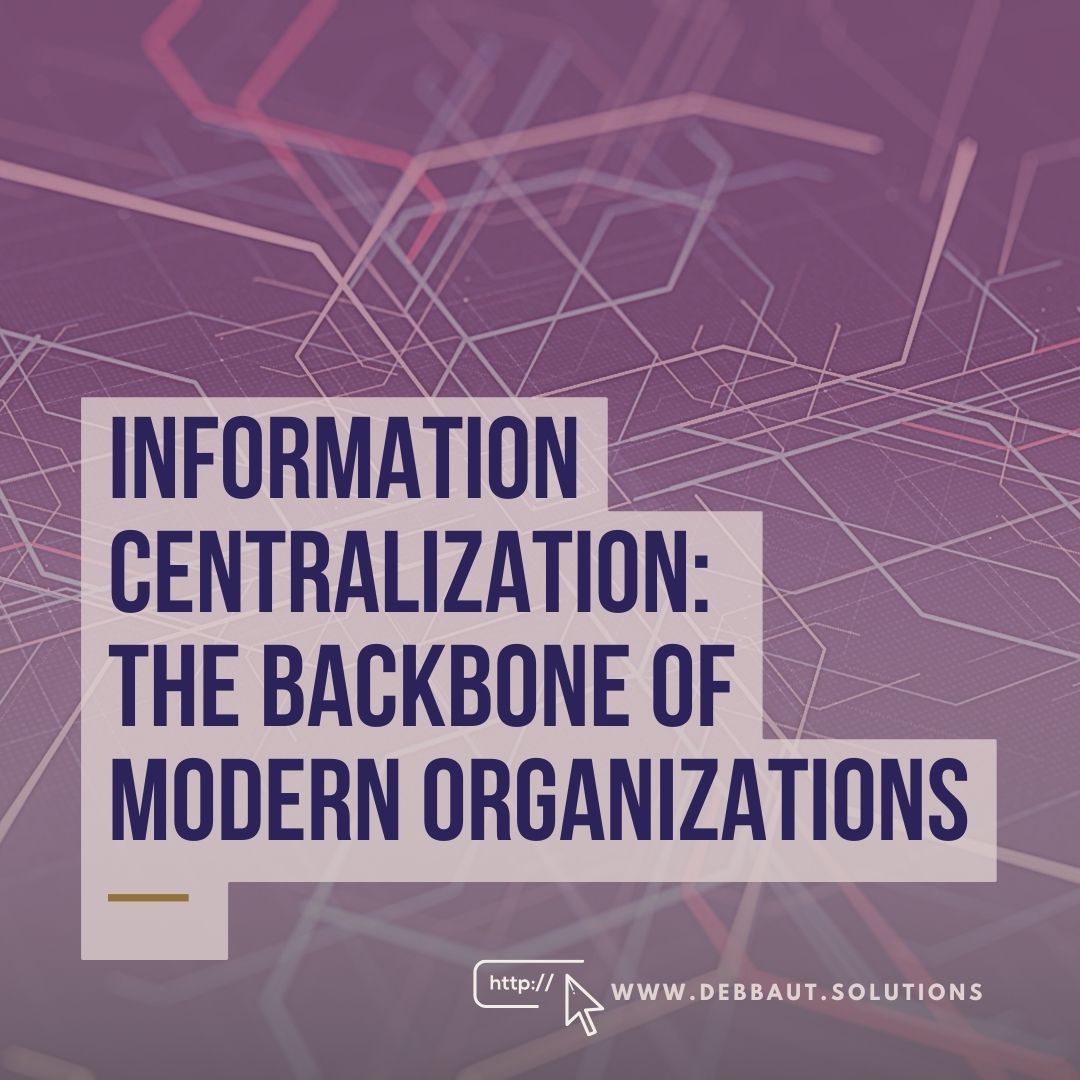 Information Centralization. Elena Debbaut